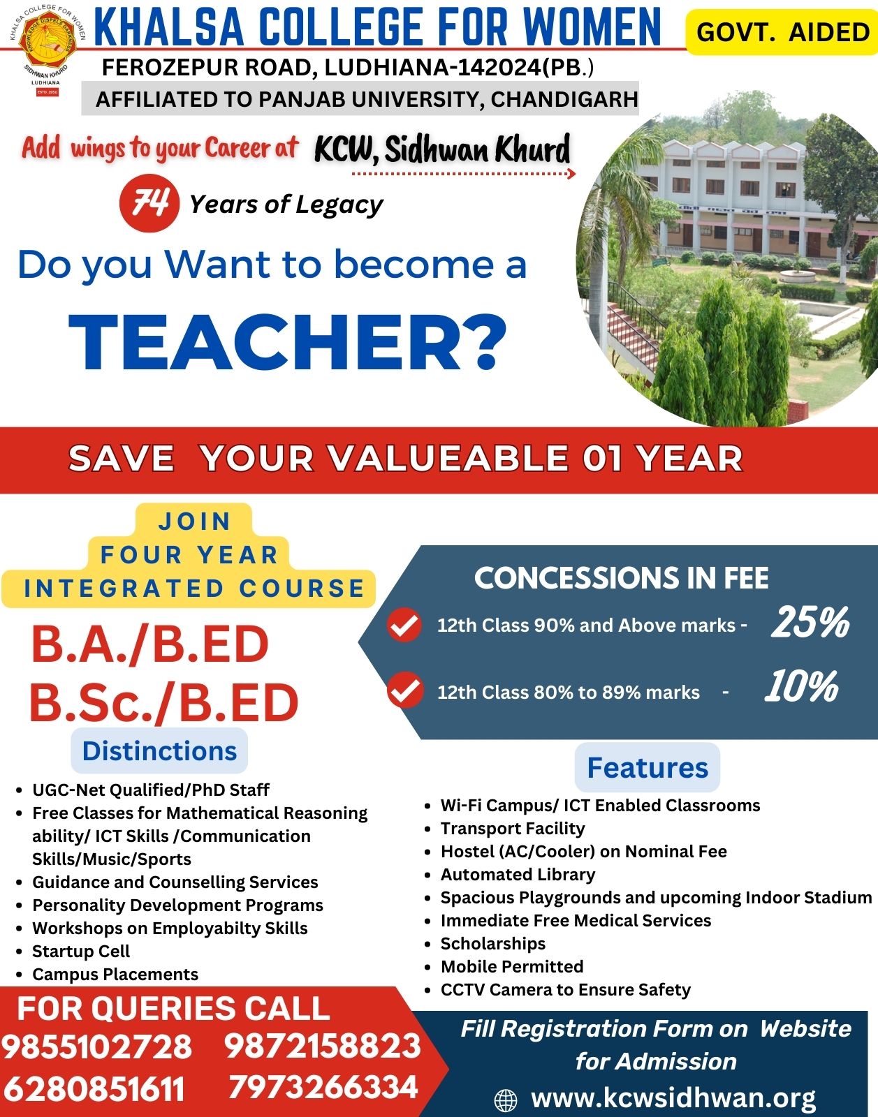 Admission | Khalsa College for Women